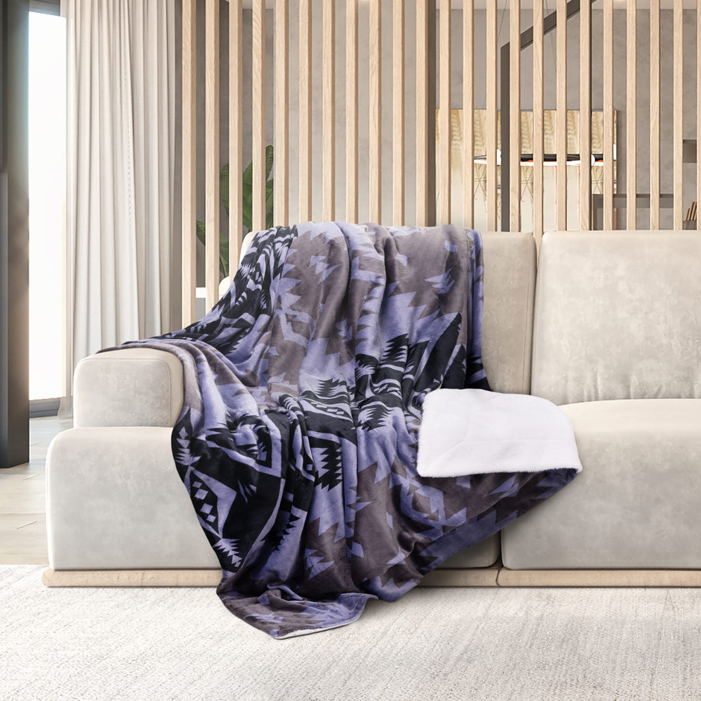 The Serenity Flannel Throw - Sunstone Pattern – Mon Chateau
